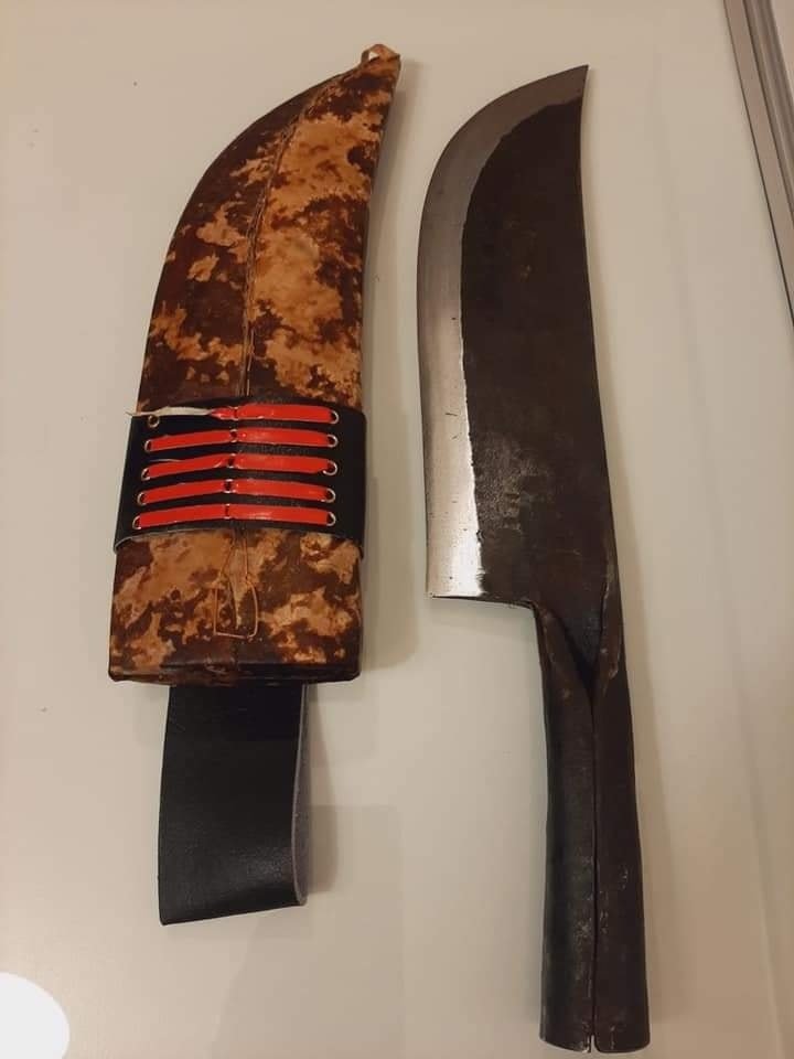 Heavy Dau Knife 14" – Dashain Goat Cutter | DhakaTopi USA