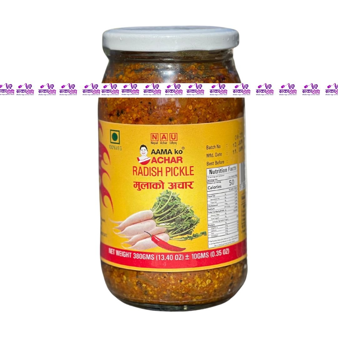 Radish Pickle | Mula ko Achar | Aama ko Achar - Dhaka Topi USA